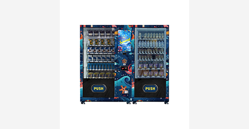 Swimming vending machine with 21.5 inch touch screen at the swimming pool