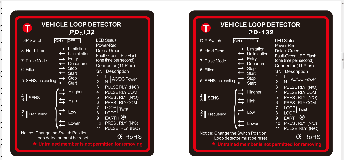 Car Parking Access Control System Vehicle Loop Detector