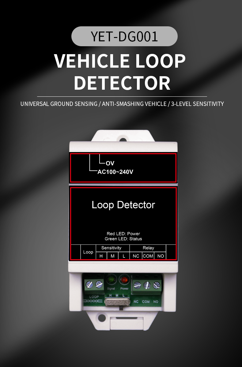 Loop Detector Automatic Gate Car Parking System