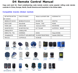 Long Distance Universal Copy Remote Control