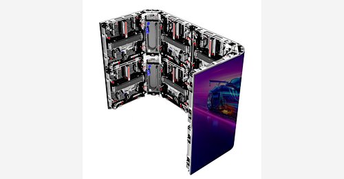 90° Curved cabinet LED indoor P2.6 screen | MAXTOPLED