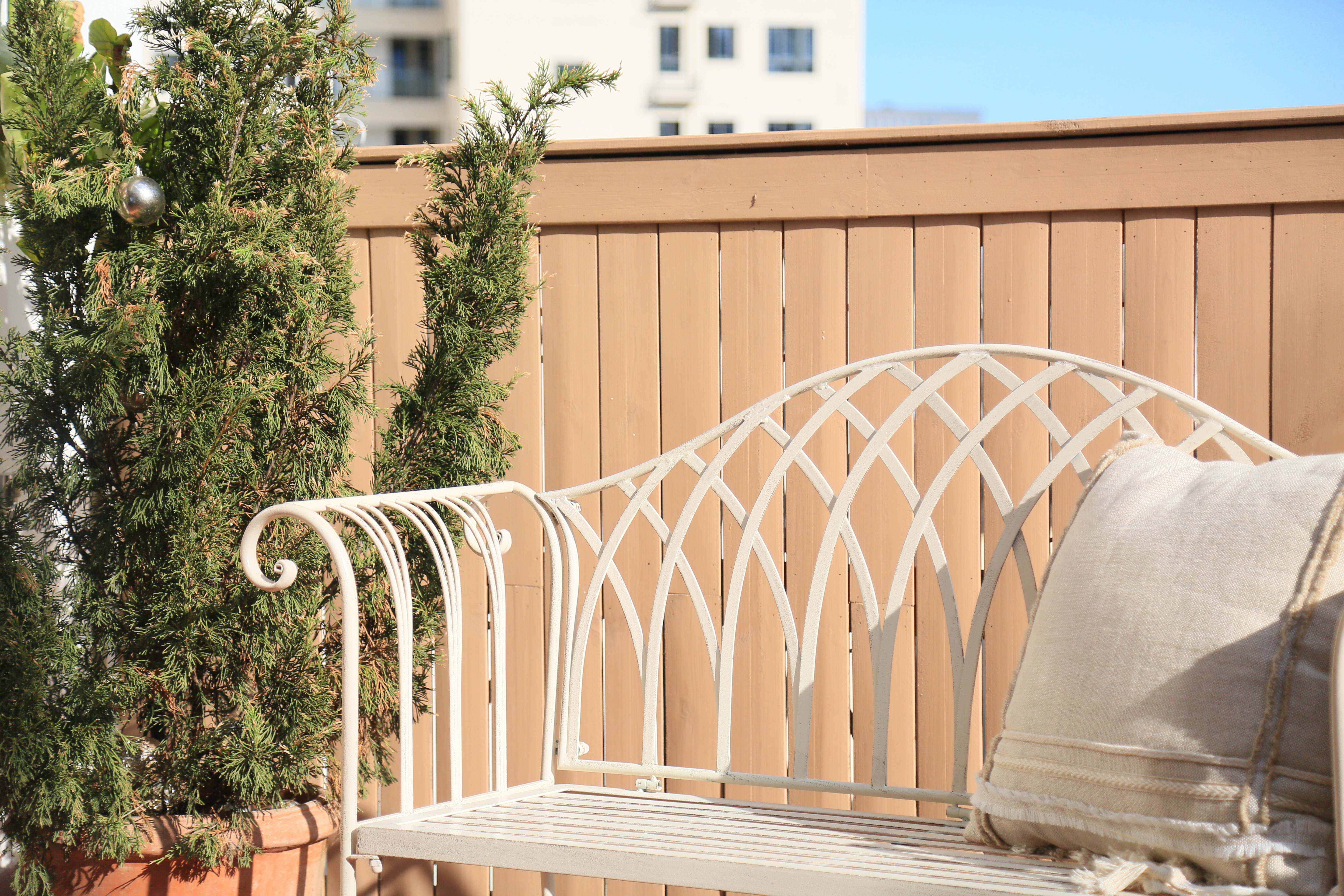 Victorian Lattice Outdoor Folding Bench | PowerLon