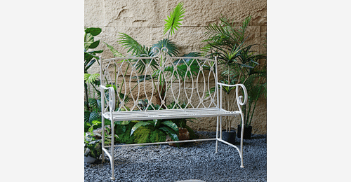 Victorian Classic Garden Metal Bench | PowerLon
