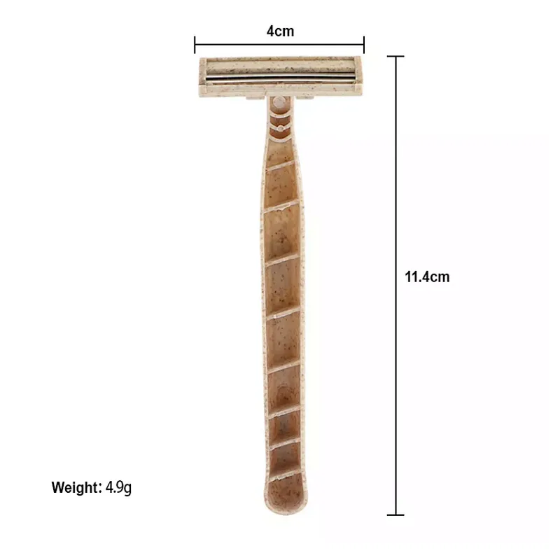 twin blade wheat straw razor