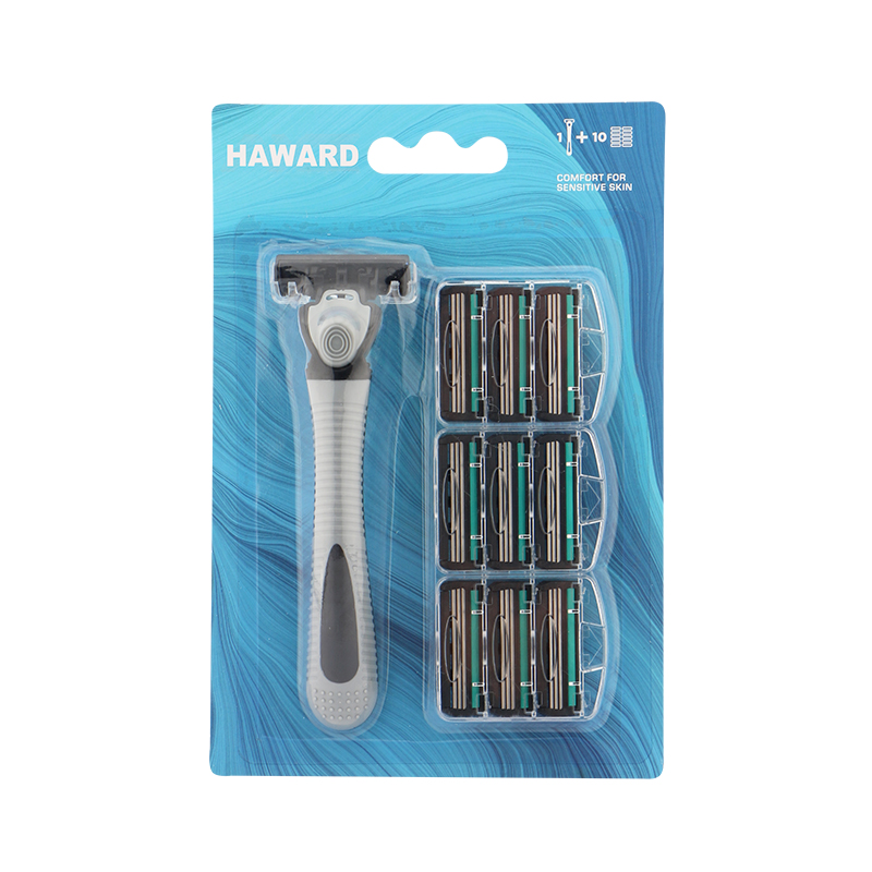 triple blade system razor