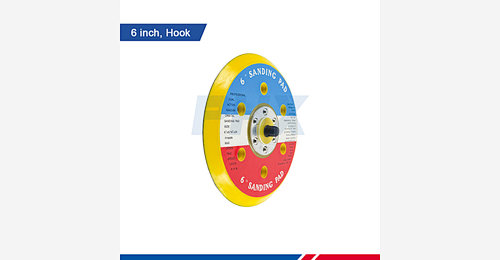 6 inch Sanding Pad, 6 Holes - PHX