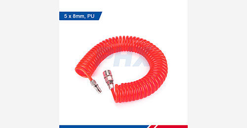 Air Compressor Spring Hose with Quick Connect - PHX