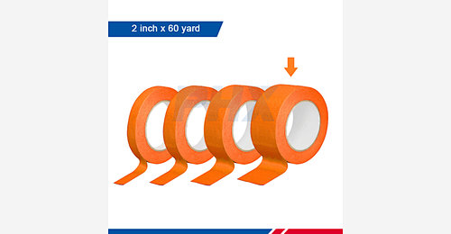 48mm x 55m UV Resistance Orange Masking Tape - PHX