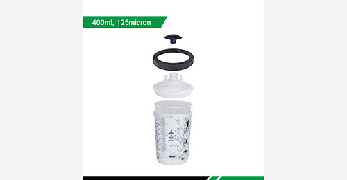 400ml, 125micron, linner&lid&cap, Paint Cup System - PHX