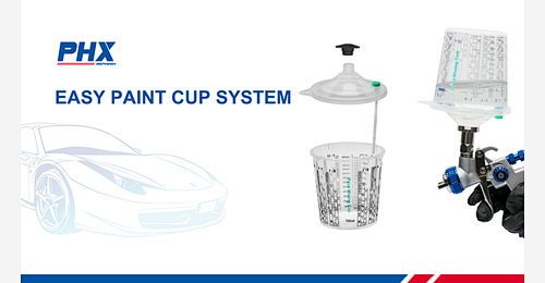 Easy Paint Cup System - PHX REFINISH CO., LTD.