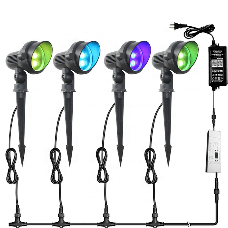 outdoor waterproof mower outdoor led lawn lights