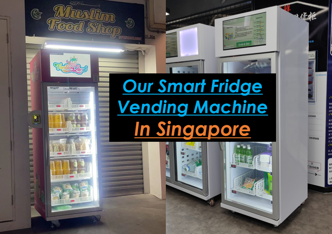 Smart Fridge Vending Machine In Singapore - Guangzhou Micron Vending ...