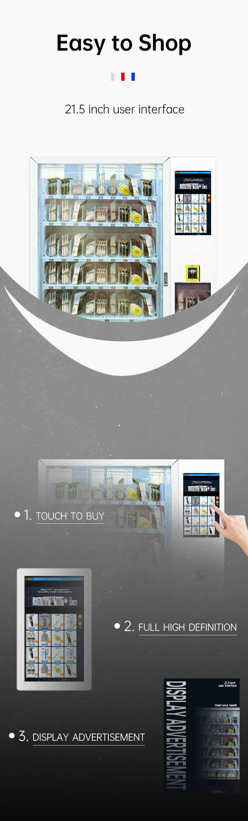 WEIMI OEM/ODM Daily Necessity Vending Machine