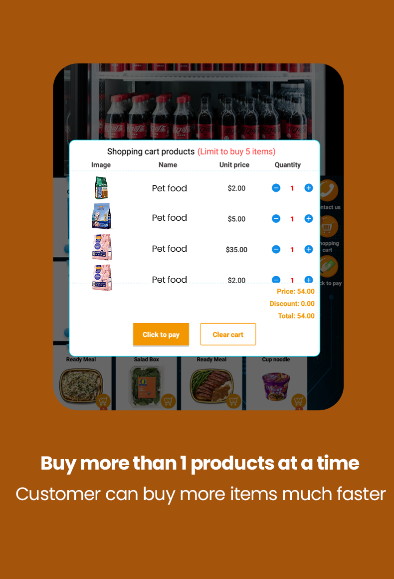 Pet Vending Machine for Dog Cat Food Snacks Wash