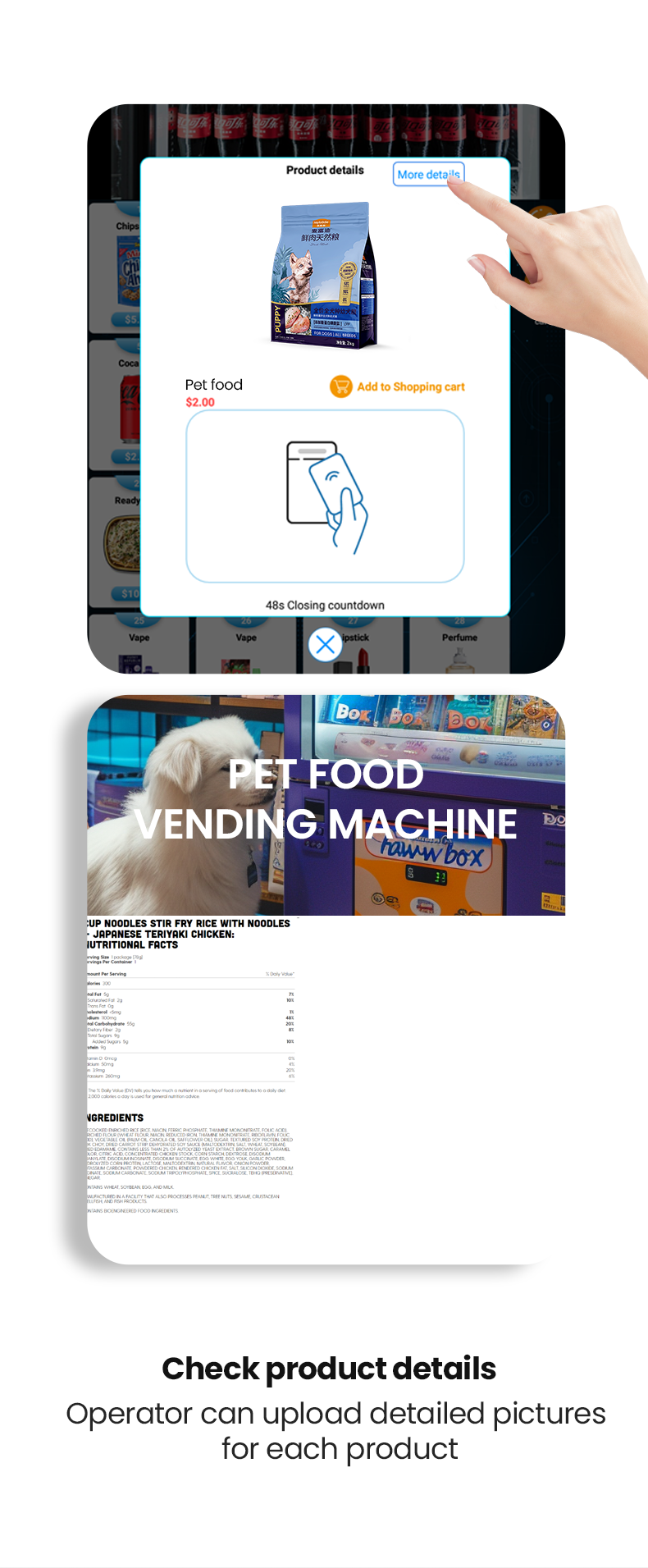 Pet Park Vending Machine for Pet Essentials
