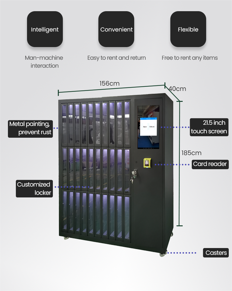 Skate Rental Vending Machine for Roller Ice Skates
