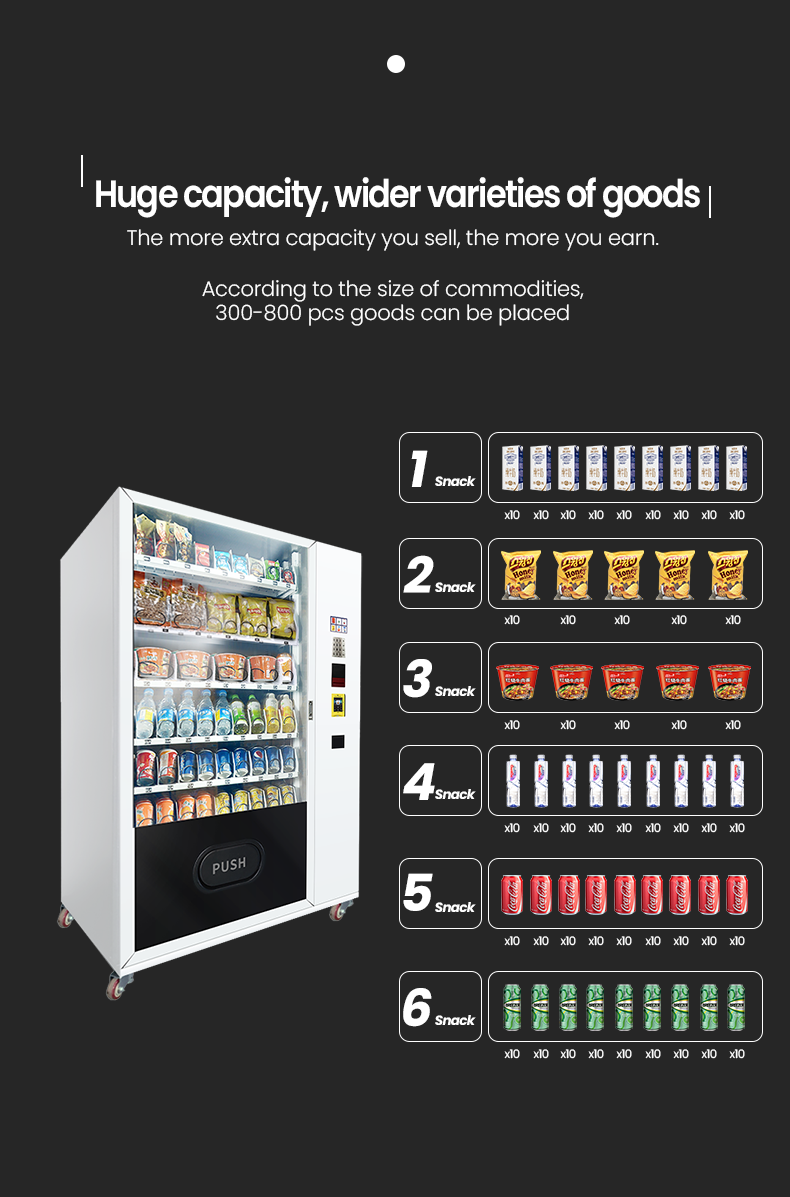 Affordable Keyboard Vending Machine Top Screen for Branding
