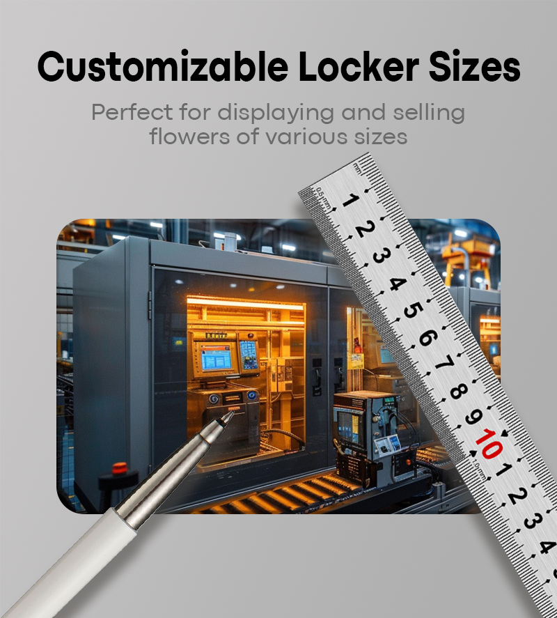 Outdoor Flower Vending Machine with Canopy