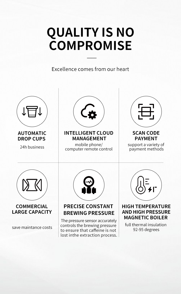 Commercial Coffee Vending Machine For Office