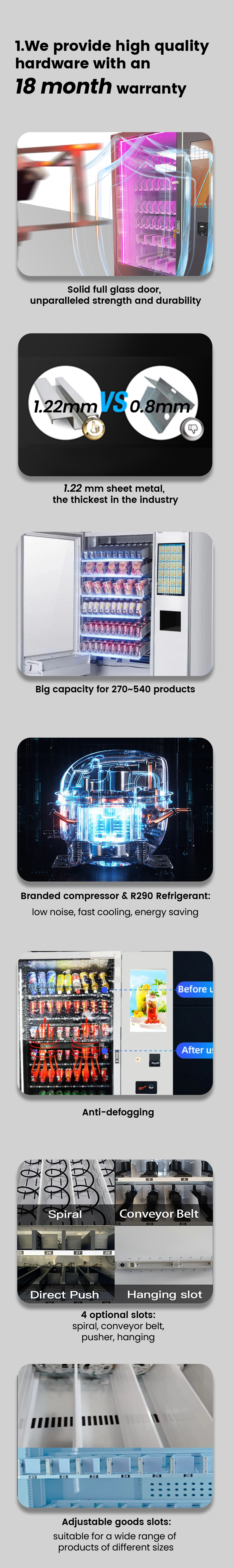 24/7 Unmanned Retail Self-service Store Vending Machine