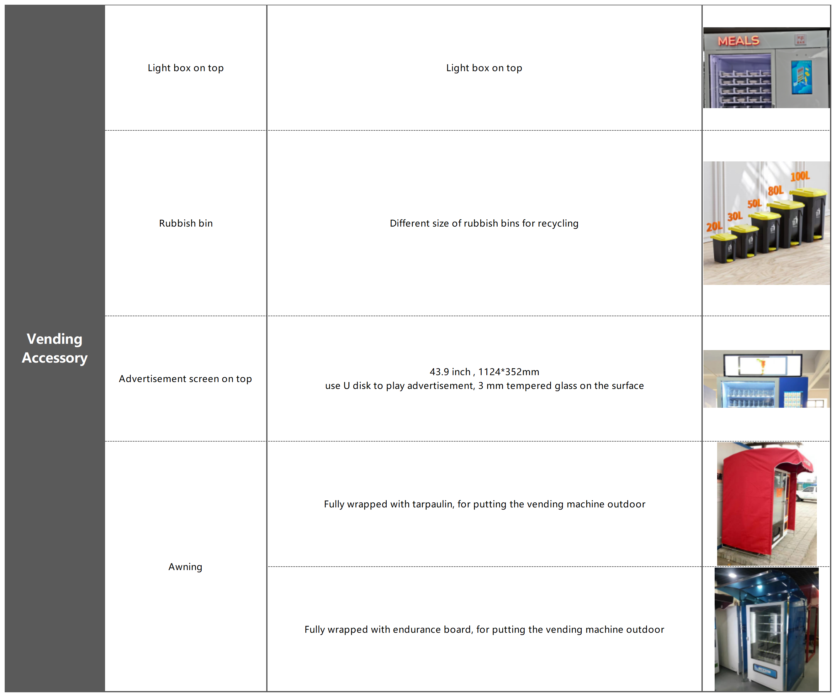 Vending Machine Accessory