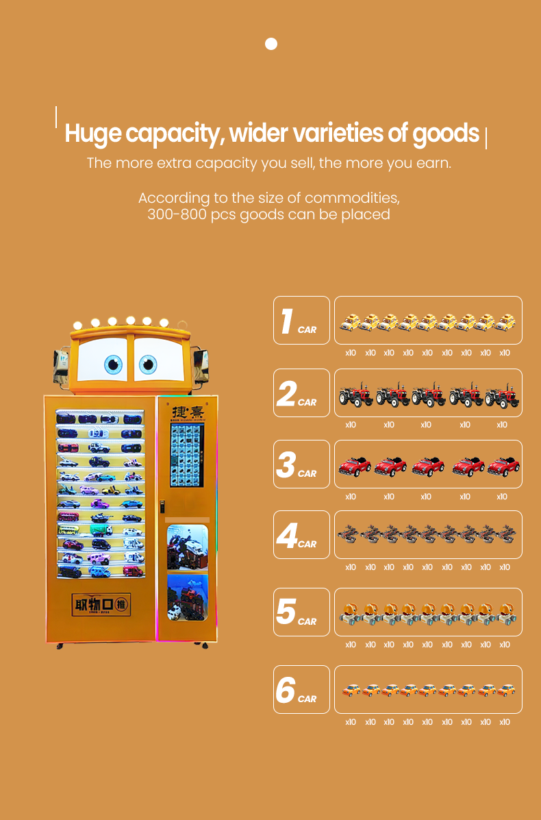 Custom Toy Vending Machine for Kids Toys in Amusement Park