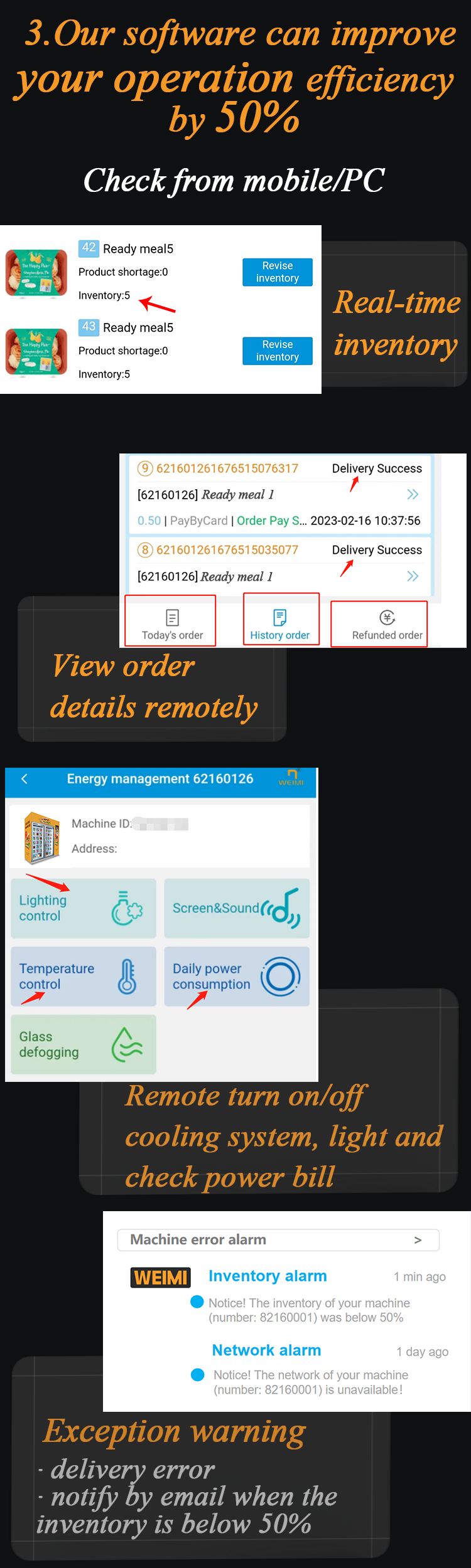 -18℃ Freezing Locker Vending Machine for pre-made meal food