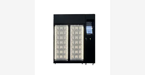 Bread Vending Machine with Sun-shielded Angled Touchscreen