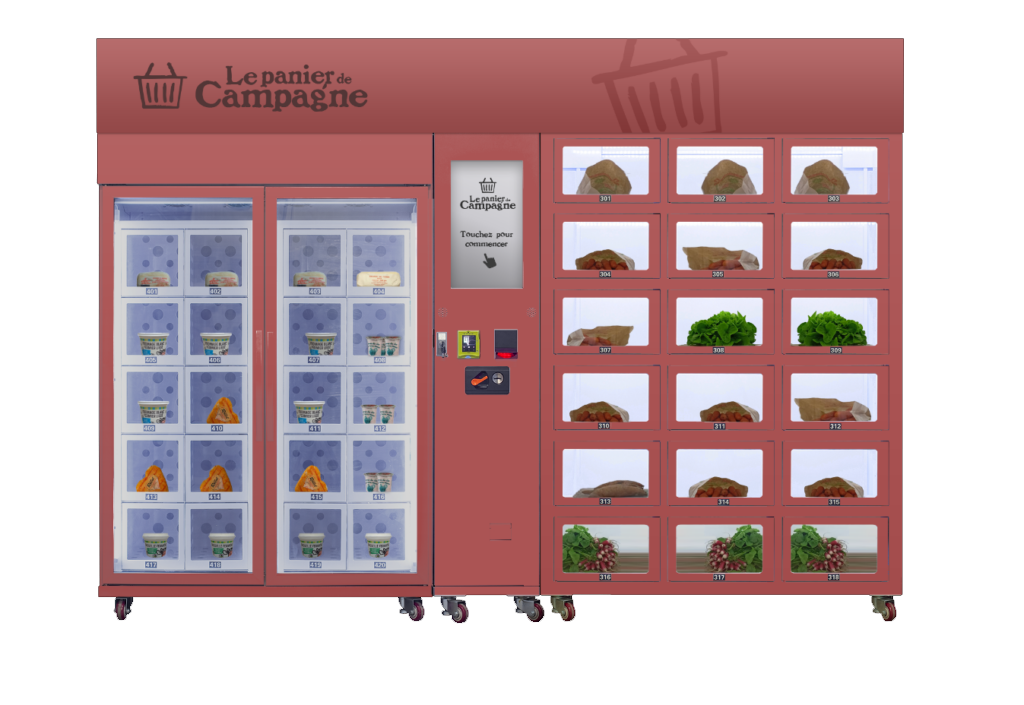 -18℃ Freezing Locker Vending Machine for pre-made meal food