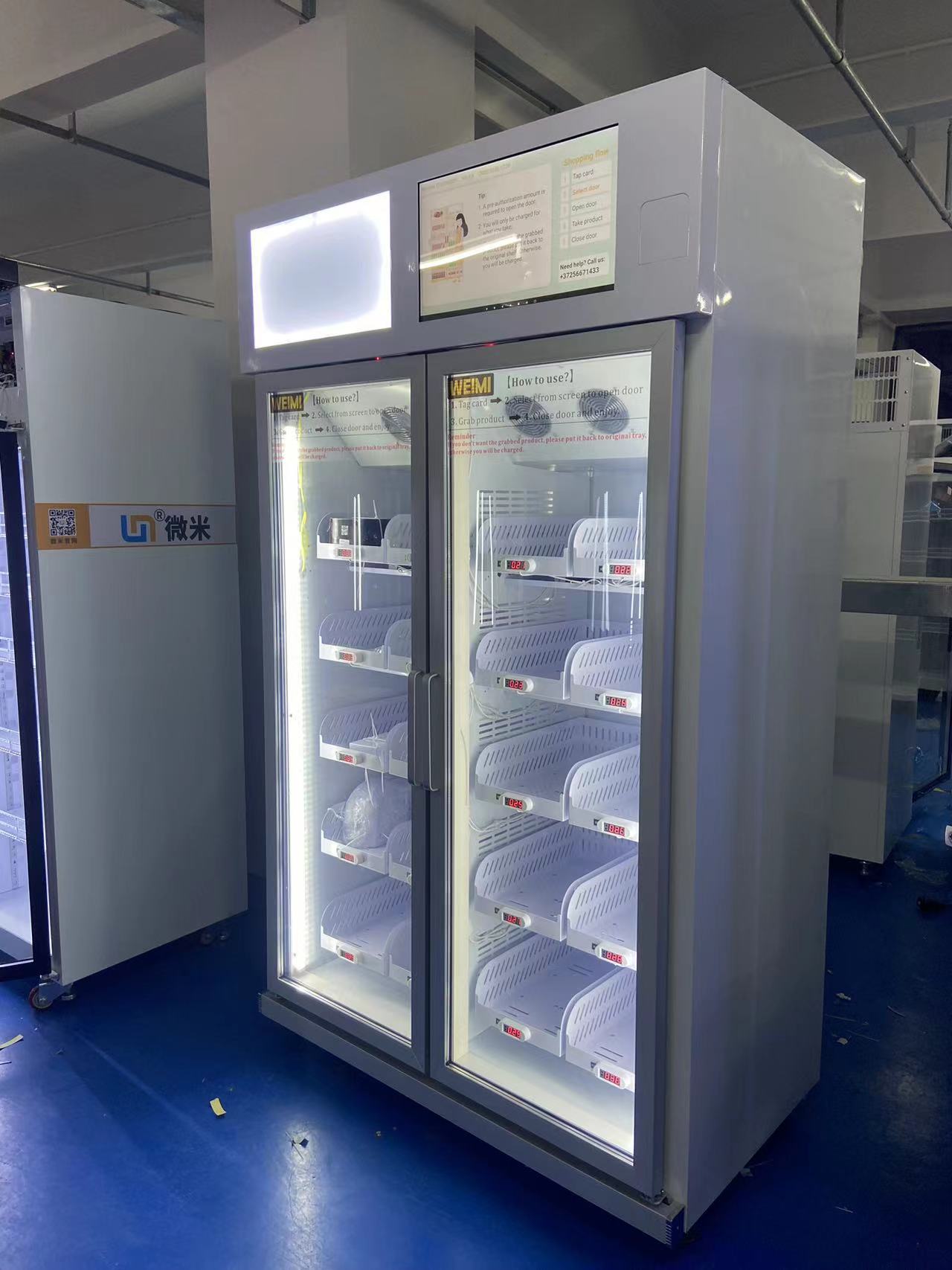 WEIMI Smart Freezer Vending Machine to Estonia - Guangzhou Micron ...