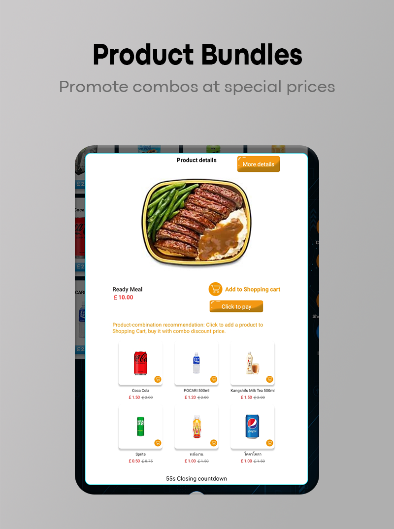 Slimline Snack Vending Machine with Card Reader for Sale