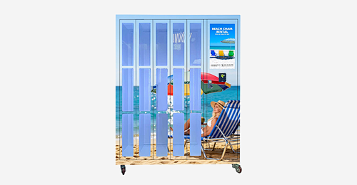 WEIMI Shoreline Rental Station Beach Chairs Vending Machine