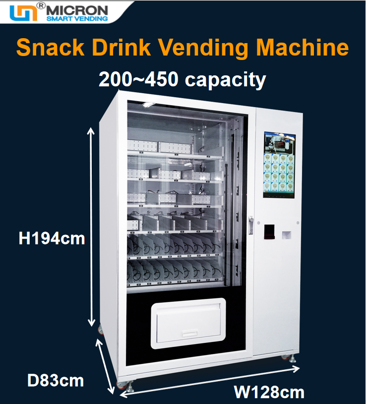 Big Capacity Smart Vending Machine for Snack Drink