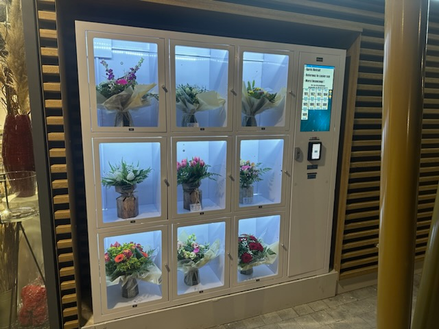 Fresh Flowers Vending Machine in New Caledonia