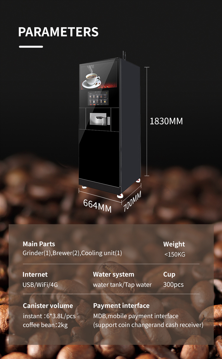 Commercial Coffee Vending Machine for Office