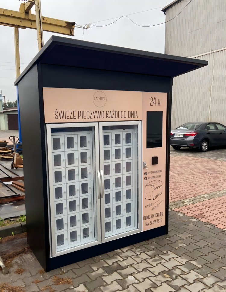 The Fresh Bread Vending Machine in Poland