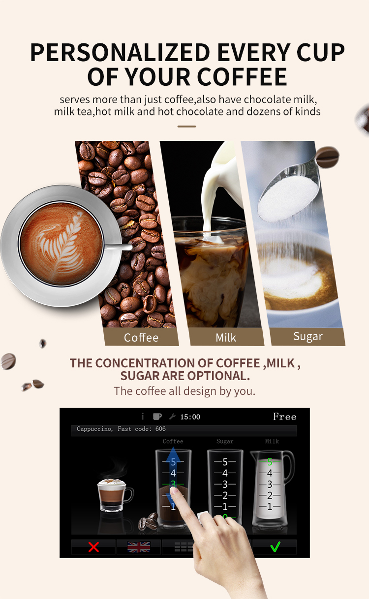 Commercial Coffee Vending Machine for Office