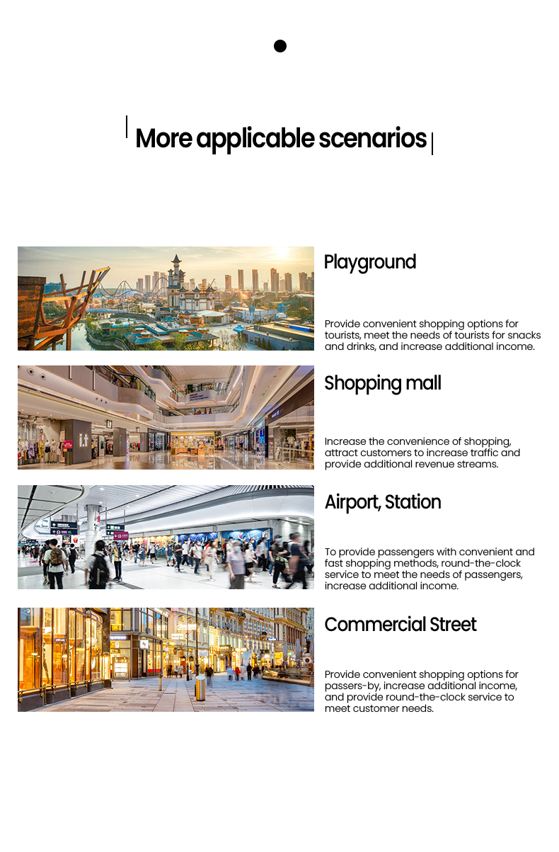 Big Capacity Smart Vending Machine for Snack Drink