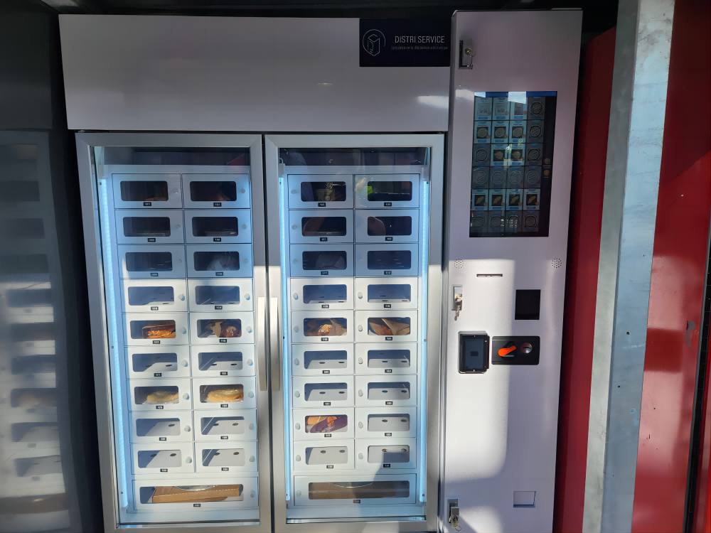 Cooling locker bread vending machine for sale