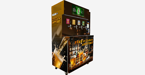 Fresh Draft Beer Dispenser Cold Beer Vending Machine