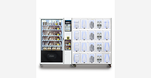 disposable products vending machine for daily necessities in hotel