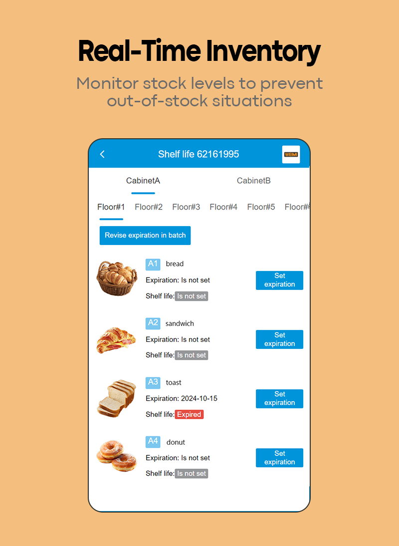 Outdoor Cake Vending Machine for Bakery Shop Street Foods