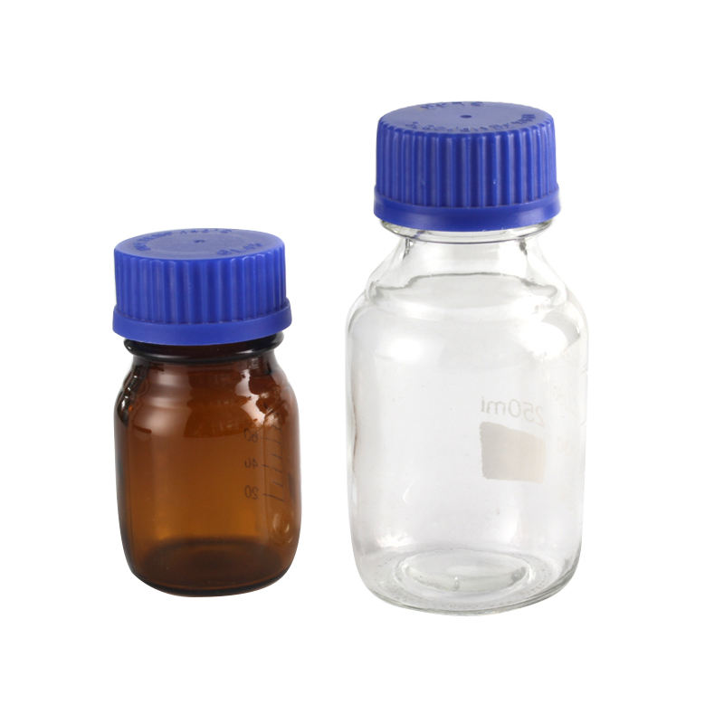Botella de reactivo de laboratorio con tapa de rosca - Yongkang Medical