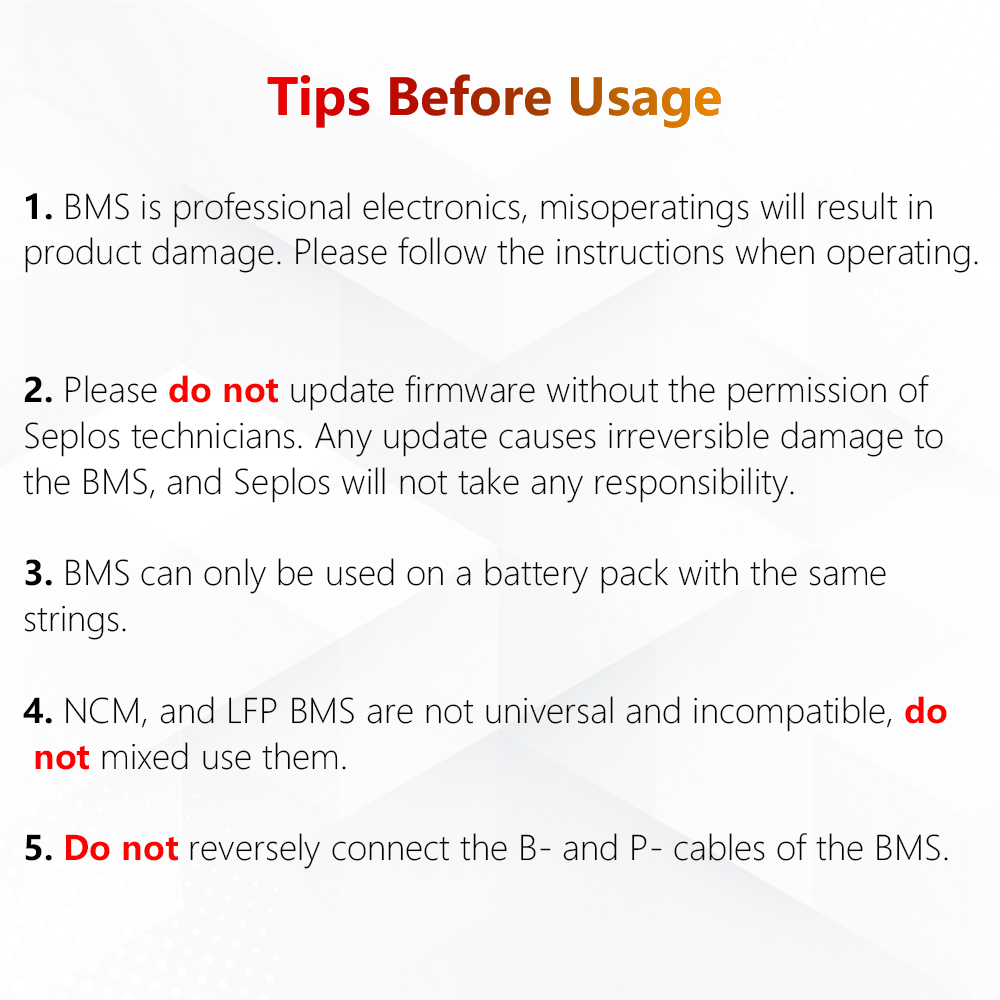 Lifepo4 battery bms - Seplos Technology