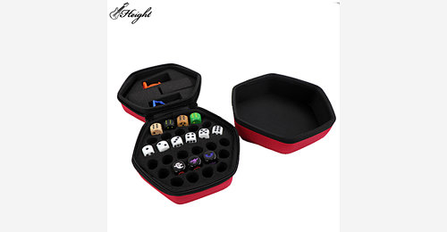 Protective Padded Dice Case & Integrated Felt Dice Tray