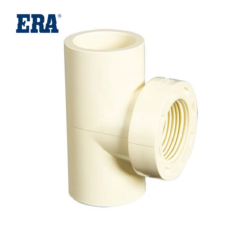 REDUCED FEMALE THREADED TEE , ERA , CPVC - 公元管道（浙江）有限公司