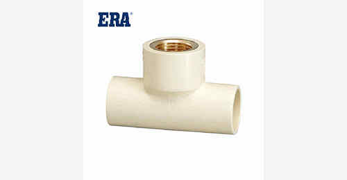 BRASS THREADED FEMALE TEE , ERA , tee with brass - 公元管道（浙江）有限公司