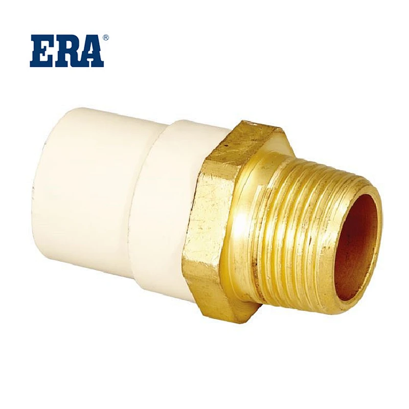 BRASS THREADED MALE ADAPTOR , CPVC , ERA - 公元管道（浙江）有限公司