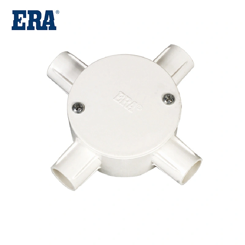 FOUR WAY CIRCULAR BOX , PVC , ERA - 公元管道（浙江）有限公司