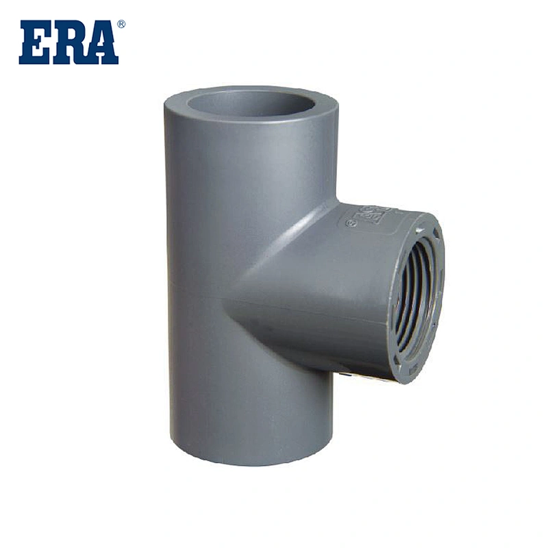 Female Tee , Pressure Pipe fittings , PVC Female Tee Black gray - 公元管道 ...